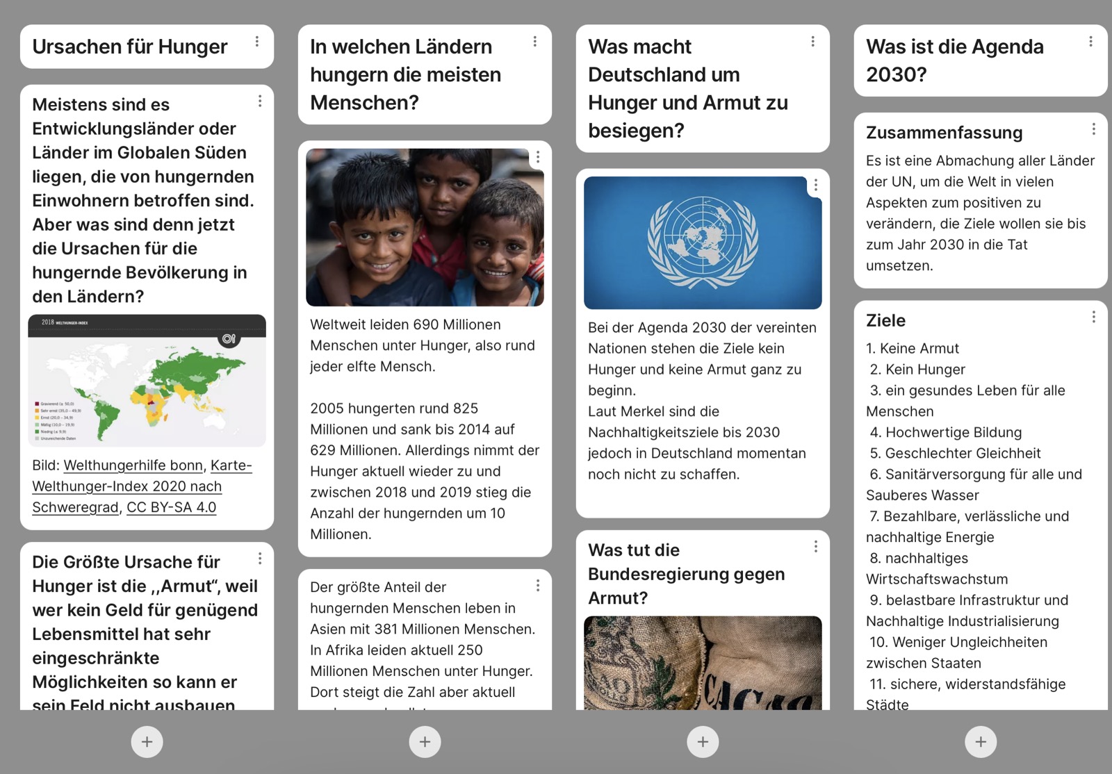Hunger und Armut im globalen Süden Klasse 10 - lernwerkstatt.digital